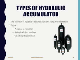 Accumulators (Hydraulic & Pneumatic) | PDF