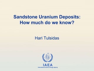 05 iaea sandstone-hari | PPT