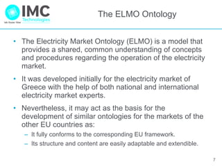 ELMO: An Interoperability Ontology for the Electricity Market | PPT