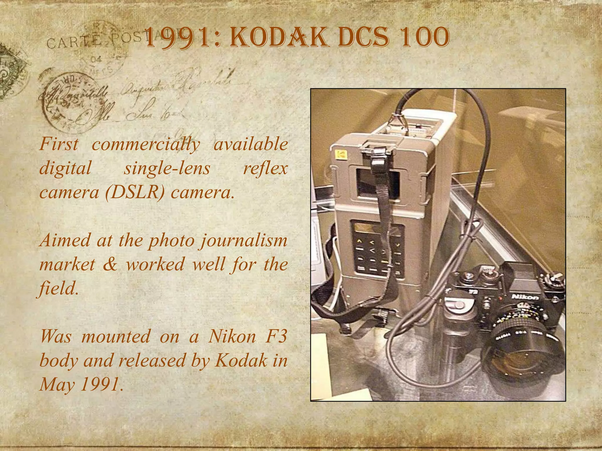 A Visual History of Digital camera | PPSX