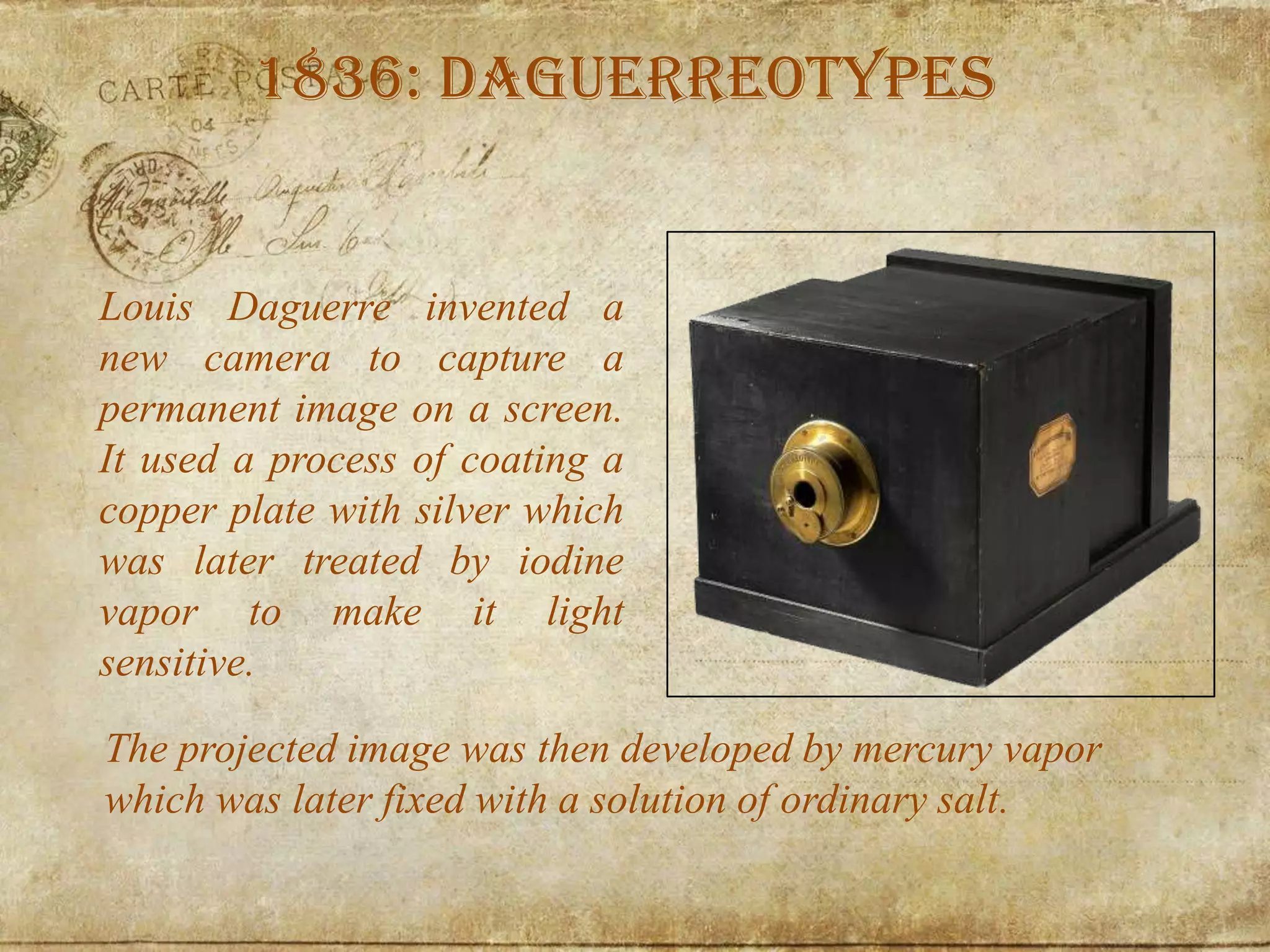 A Visual History of Digital camera | PPSX