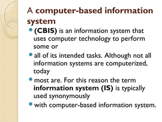 05 information systems | PPT