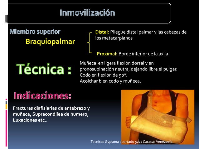 INMOVILIZACIONES LUEGO DE TRAUMATISMOS, LESIONES, ESGUINCES, TORCEDURAS ...
