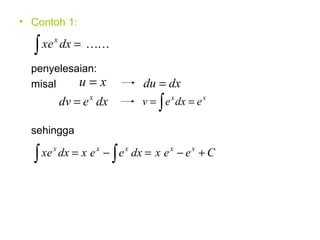 05 integral parsial | PPT