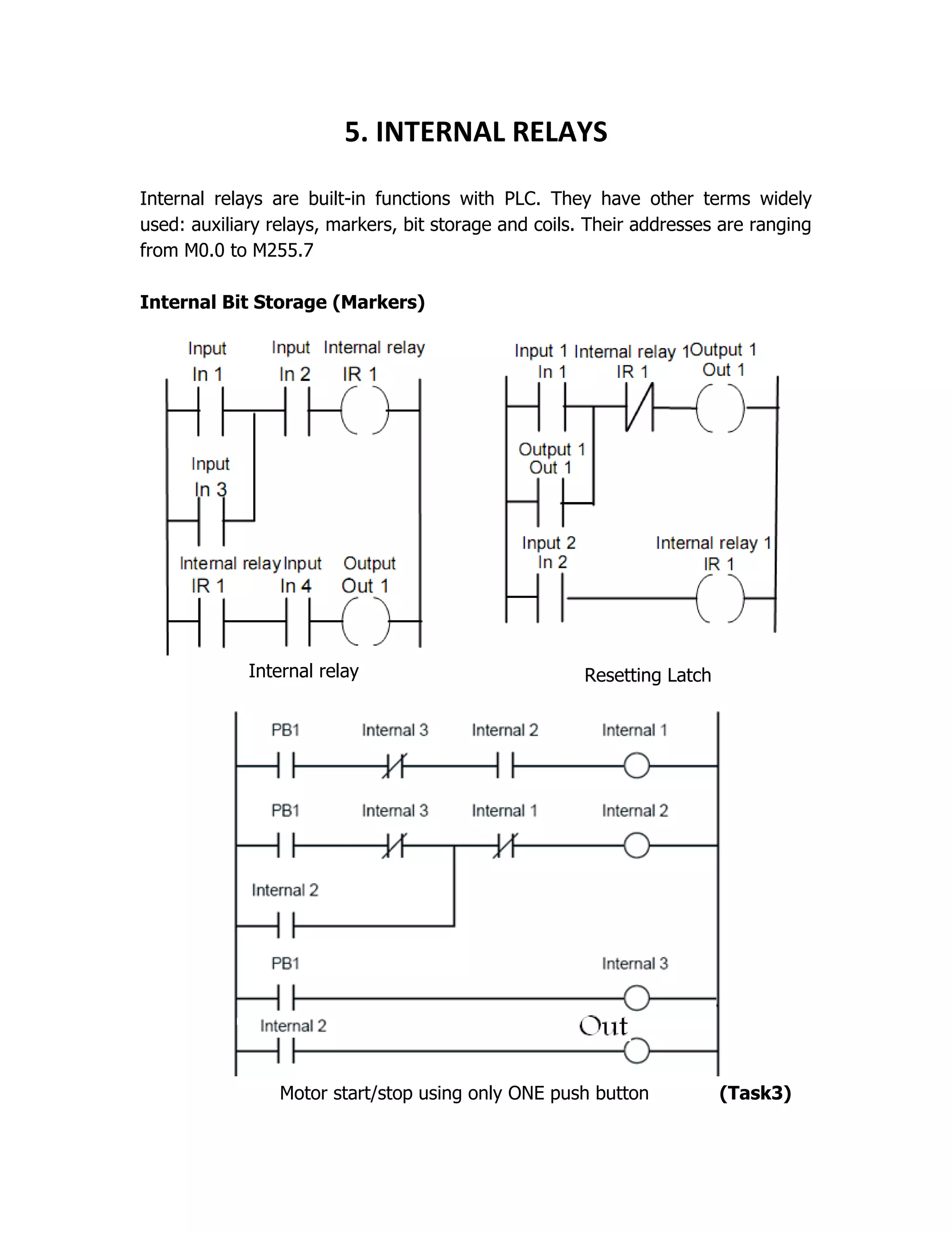 PLC Internal Relays | PDF