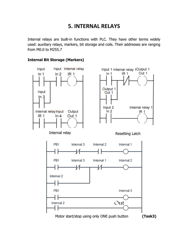 PLC Internal Relays | PDF | Technology & Computing