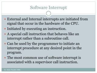 Interrupts in 8085 | PPTX