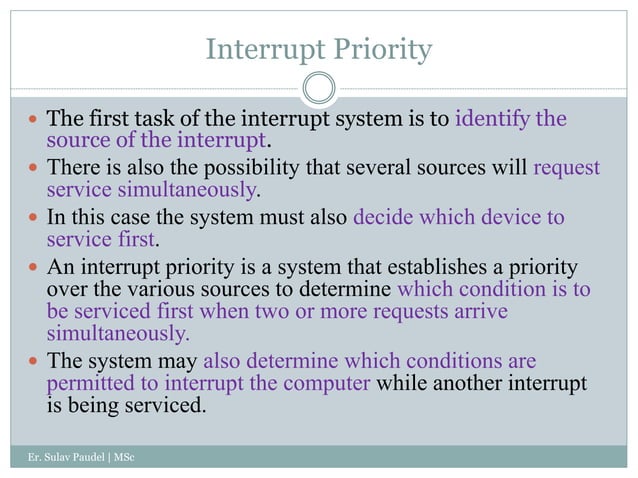 Interrupts in 8085 | PPTX