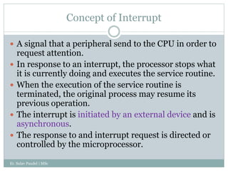 Interrupts in 8085 | PPTX