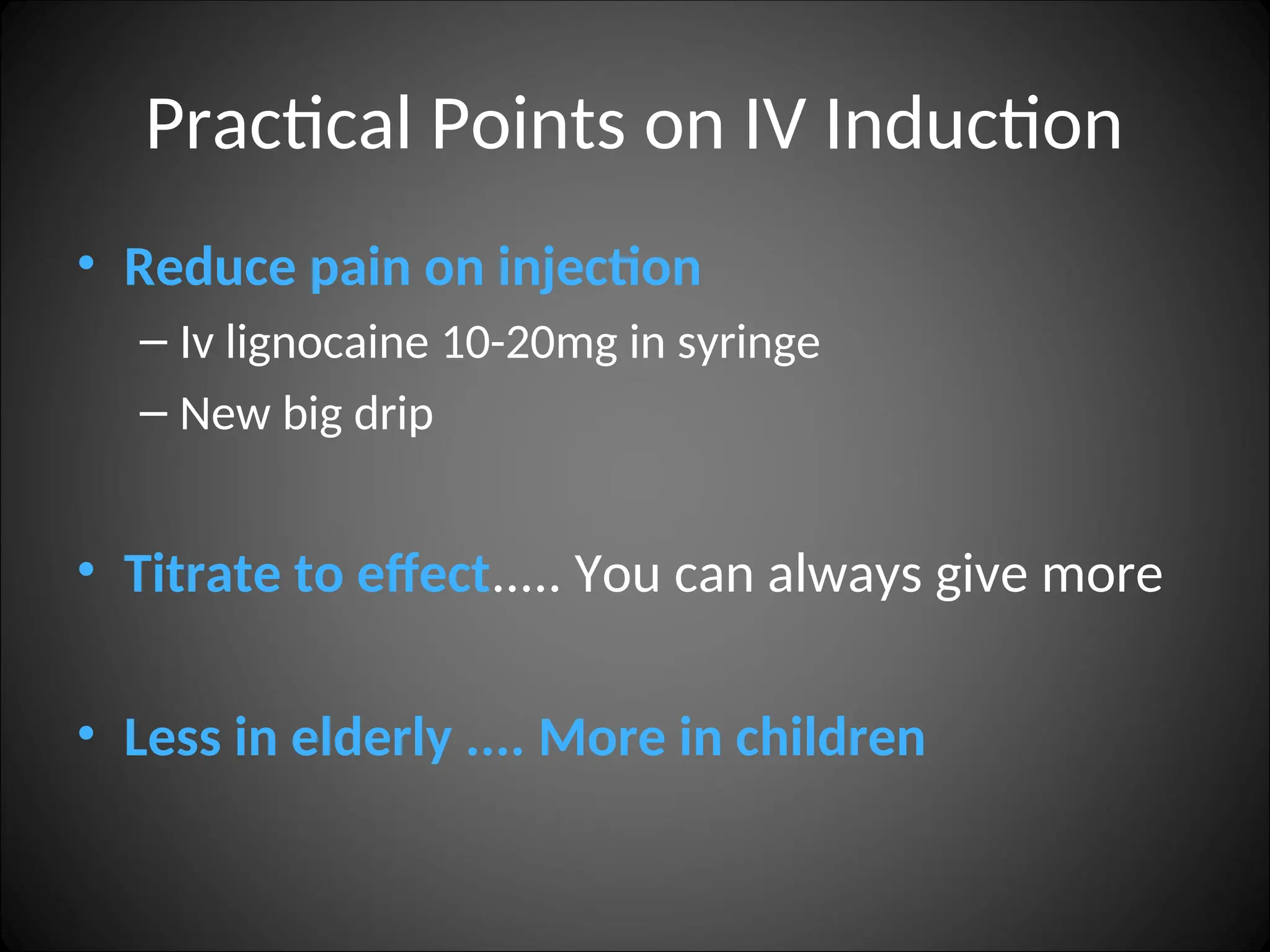 05 Intravenous Anaesthetic Agents for.ppt