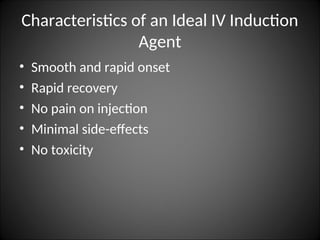 05 Intravenous Anaesthetic Agents for.ppt