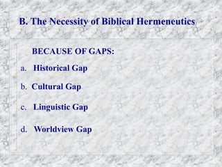 05 Introduction to Hermeneutics.ppt
