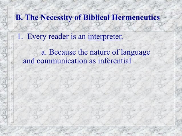 05 Introduction to Hermeneutics.ppt
