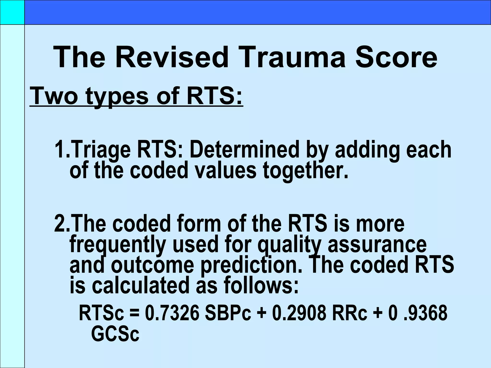 05 introduction to injury scoring systems | PPT