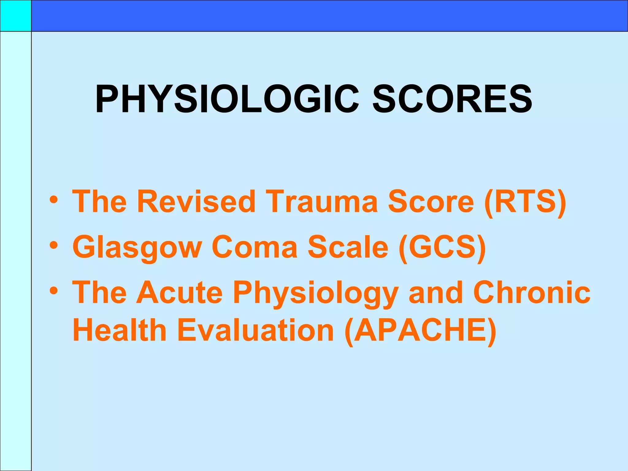 05 introduction to injury scoring systems | PPT
