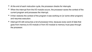 I/O Organization | PPT