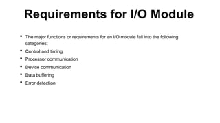 I/O Organization | PPT