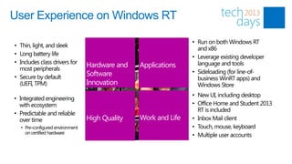 Managing Windows RT devices in the Enterprise | PPTX