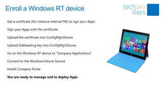Managing Windows RT devices in the Enterprise | PPTX