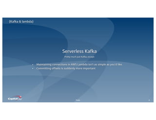 Kafka for Real-Time Event Processing in Serverless Environments | PDF