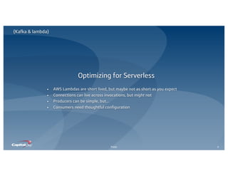 Kafka for Real-Time Event Processing in Serverless Environments | PDF