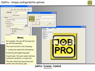 05 Job Pro Configurability | PPT