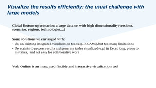 Veda Online as a collaborative tool for exploring global energy scenarios | PPT