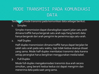 komunikasi dan jaringan komputer | PPT