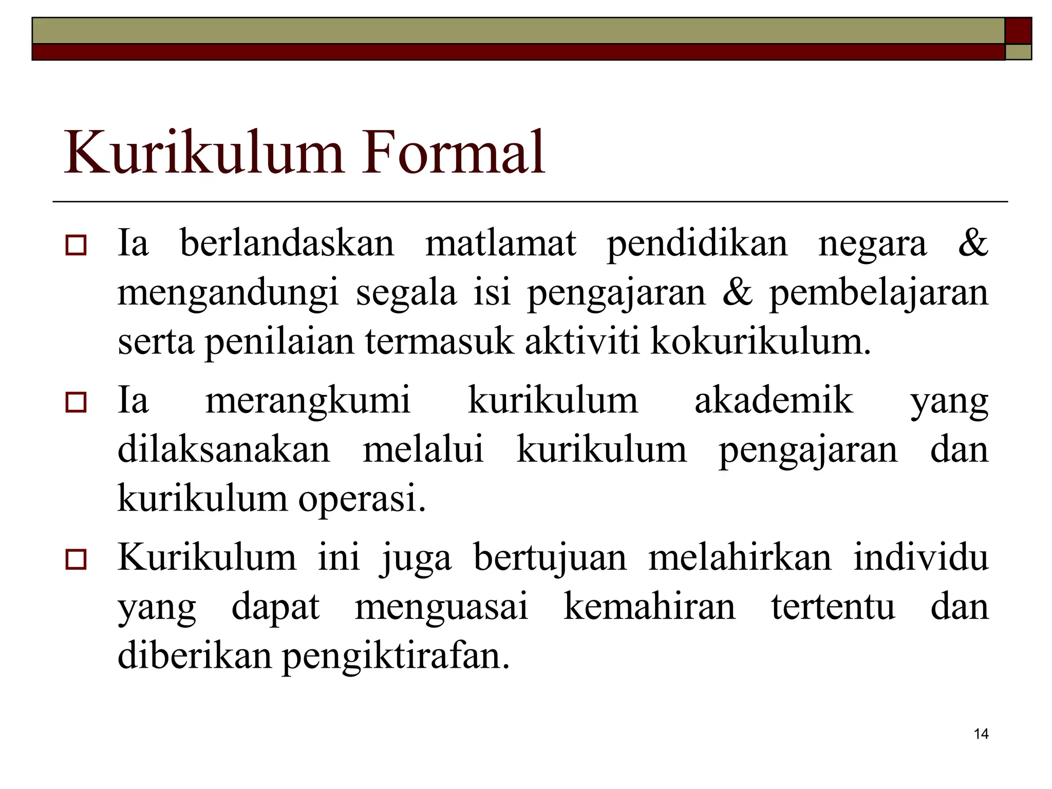 05 Konsep Kurikulum Dalam Pendidikan di Malaysia | PDF
