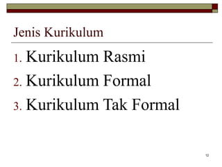 05 Konsep Kurikulum Dalam Pendidikan di Malaysia | PDF