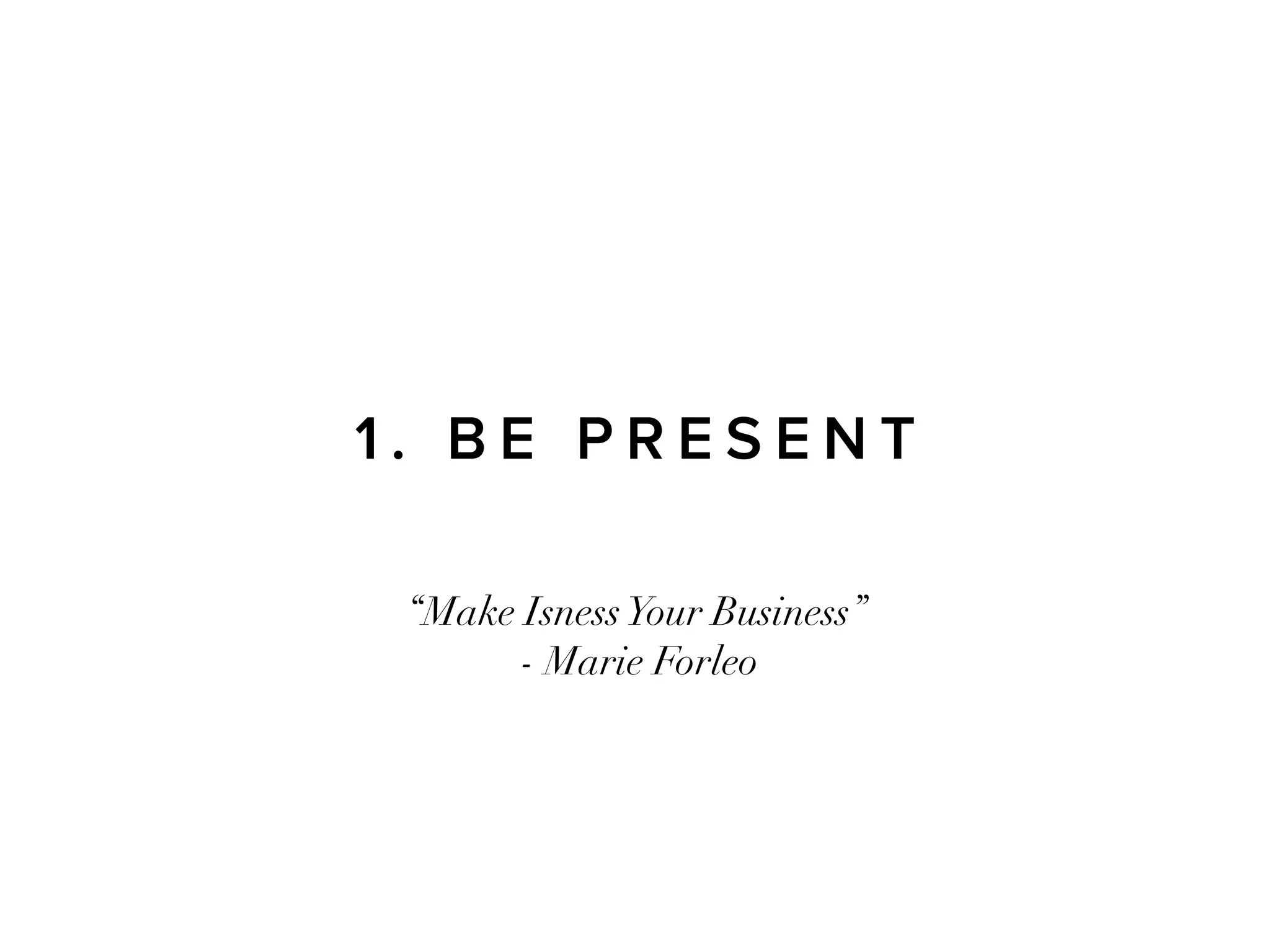 Ending glorification of busy | PPT