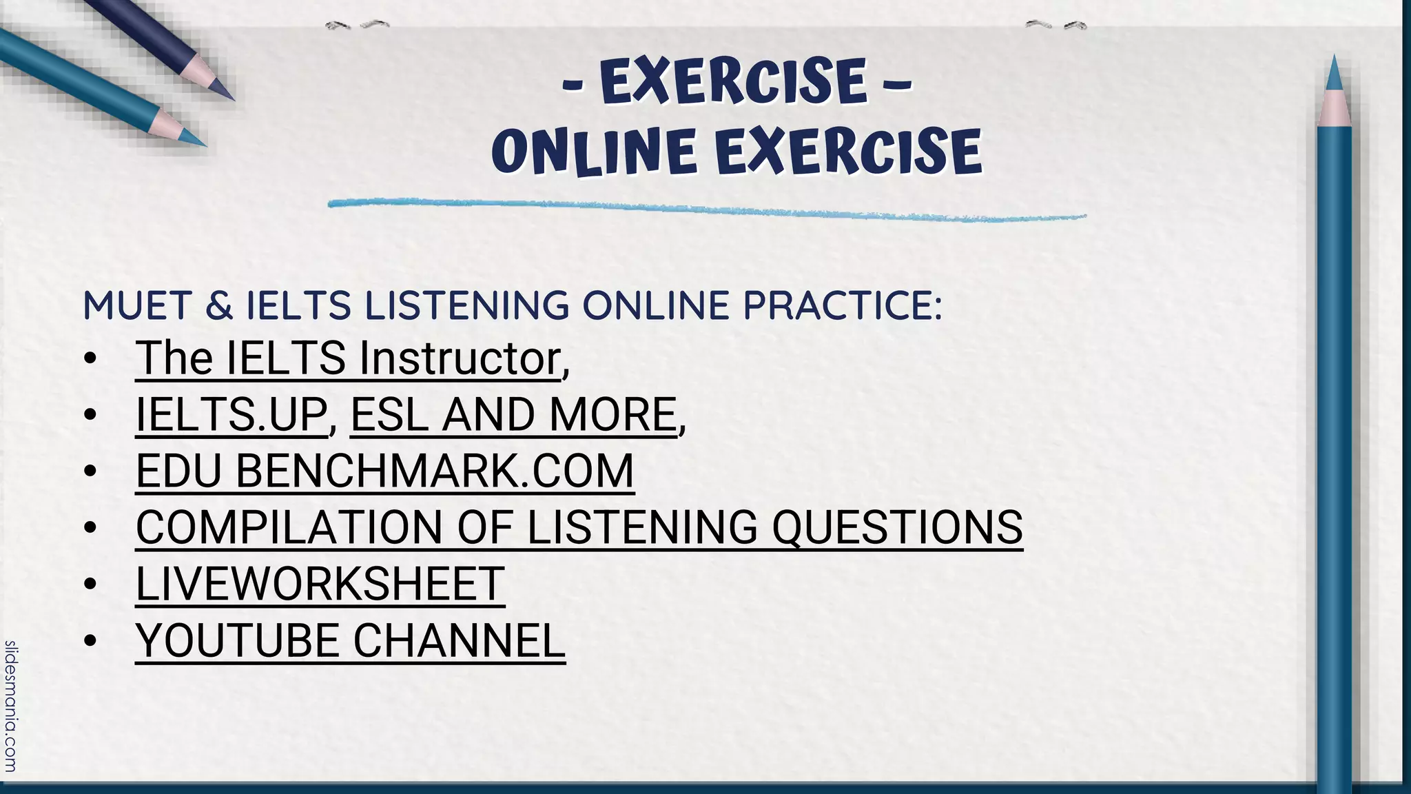 05_LISTENING SKILL_PRACTICE.pptx | Education