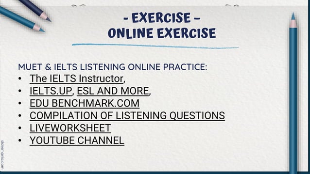 05_LISTENING SKILL_PRACTICE.pptx | Education