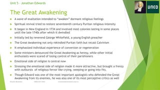 UNED American Literature I: 05 Jonathan Edwards | PDF