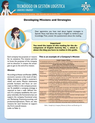 05 logistics strategy | PDF