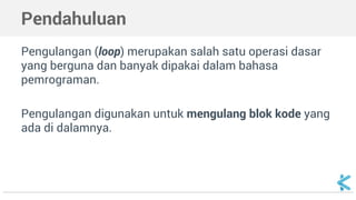 Algoritma dan Struktur Data - Loop pada C++ | PDF