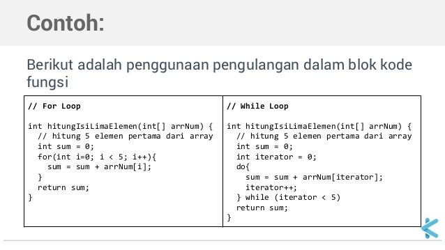 Algoritma dan Struktur Data - Loop pada C++