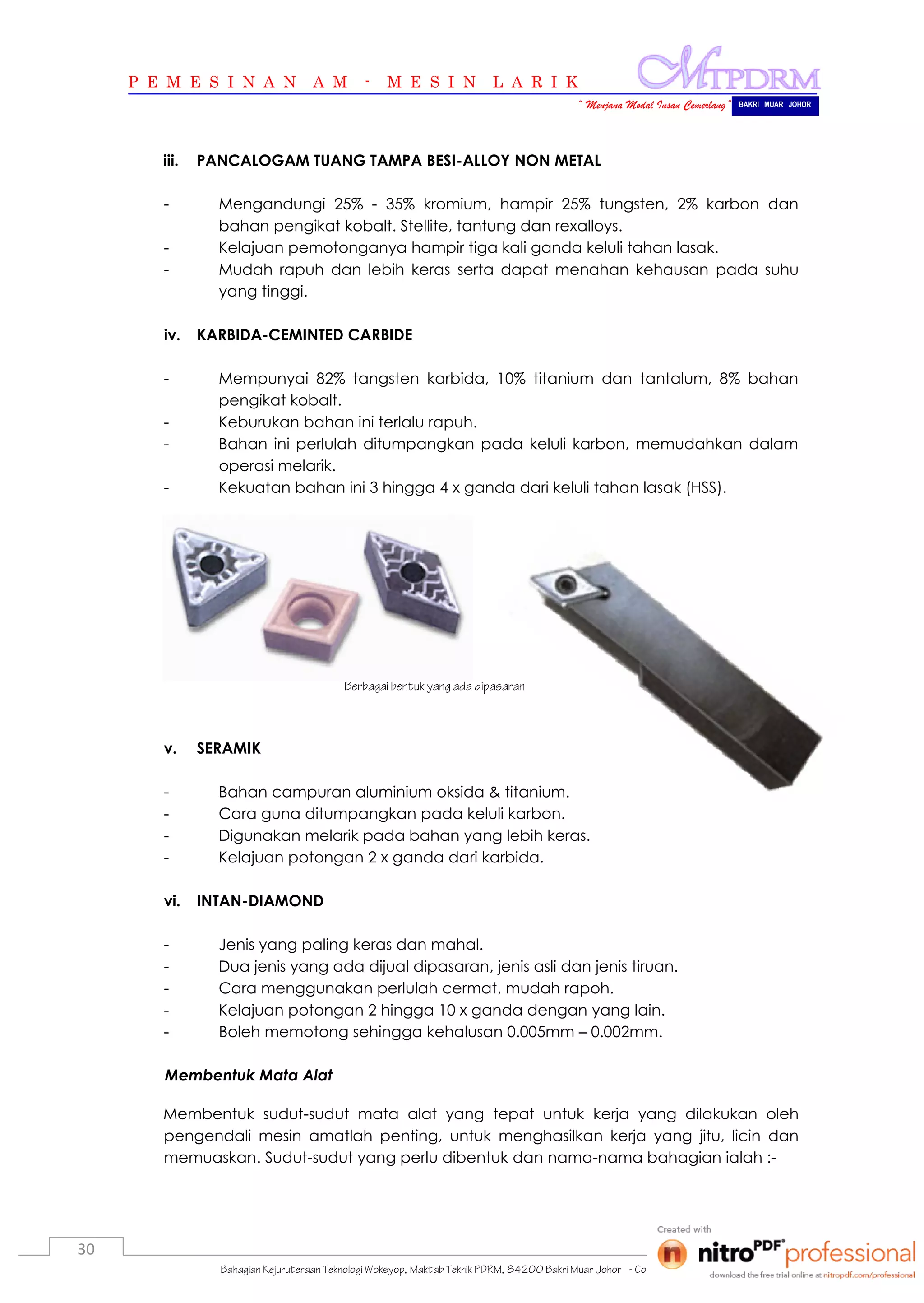 D-05 Mata Alat Dan Peralatan | PDF