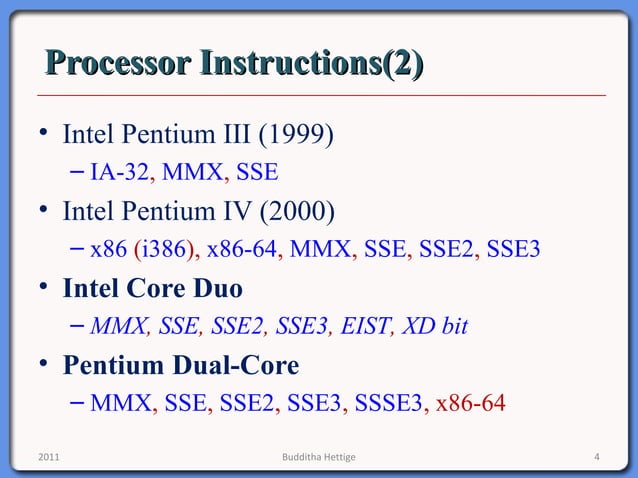 Computer System Architecture Lecture Note 5: microprocessor technology | PPT