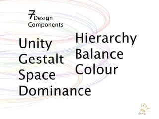 Seven Design Components | PPT