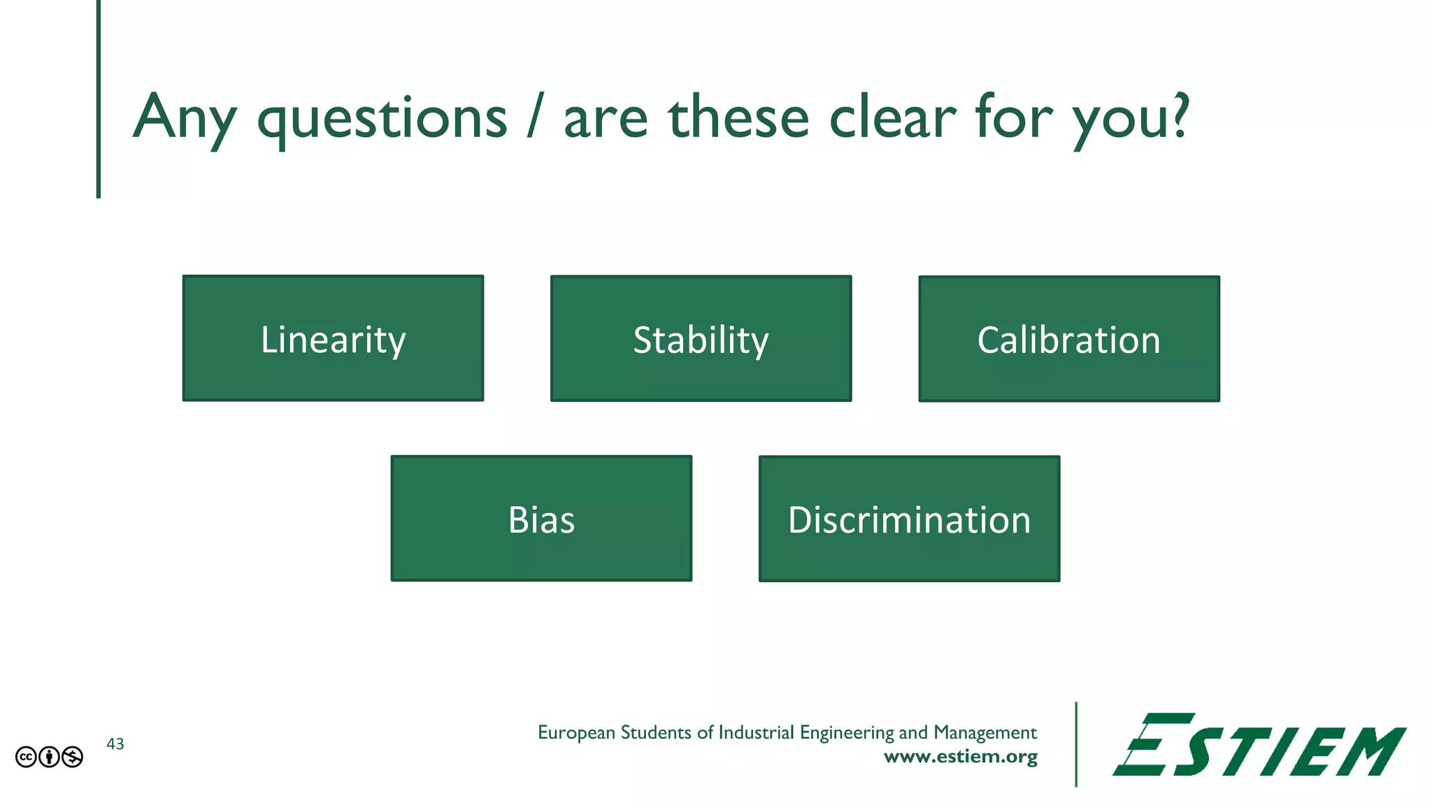 05 - Measurement System Analaysis (MSA) - ESTIEM Lean Six Sigma Green ...