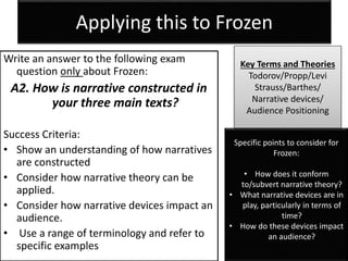 05 narrative and frozen | PPT