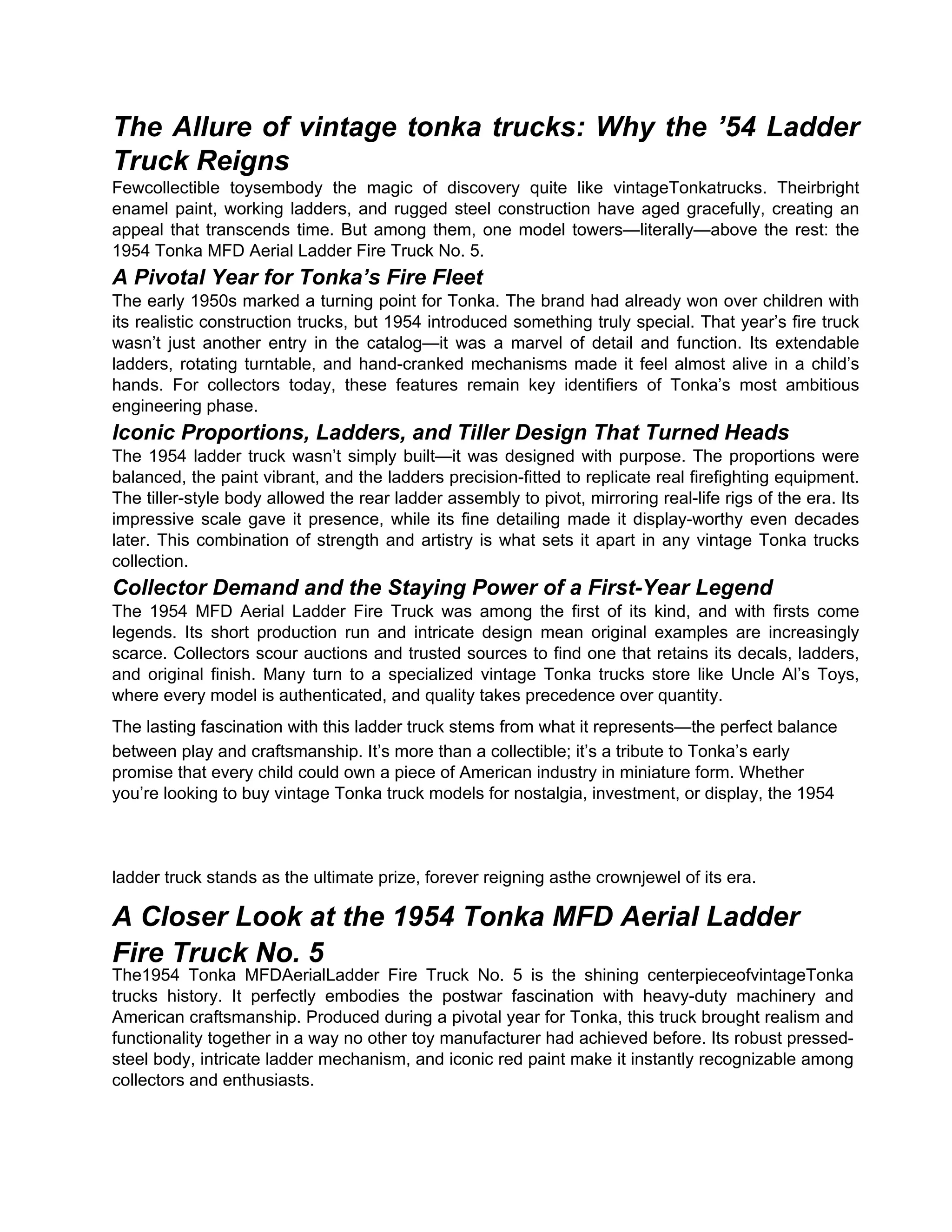 Why the '54 Ladder Truck Reigns Among Vintage Tonka Trucks.pdf.pdf