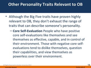 05 ob personality and values | PPT