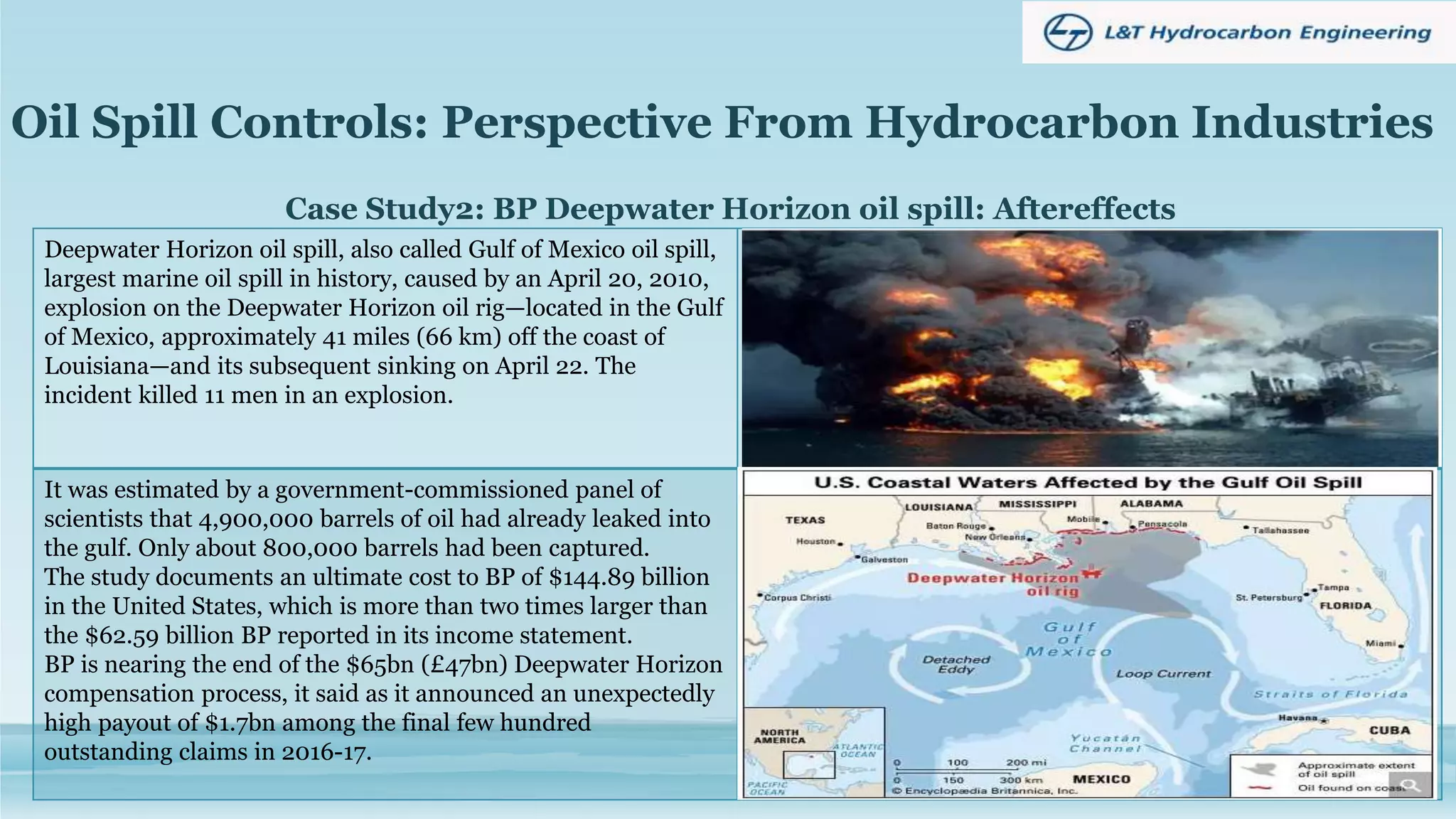 Oil Spill Controls Perspective from Hydrocarbon Industries | PPTX