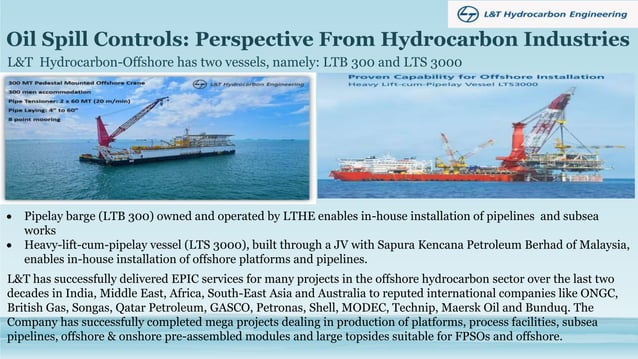 Oil Spill Controls Perspective from Hydrocarbon Industries | PPT