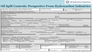 Oil Spill Controls Perspective from Hydrocarbon Industries | PPTX