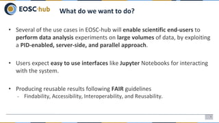 Open Data analysis with EOSC-hub services | PDF