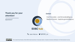 Open Data analysis with EOSC-hub services | PDF
