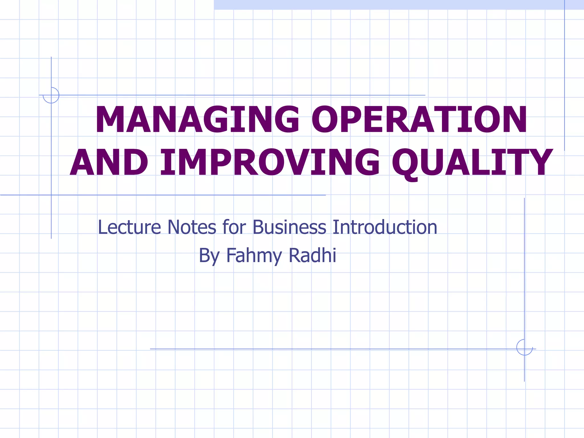 05-Operations Management | PPT
